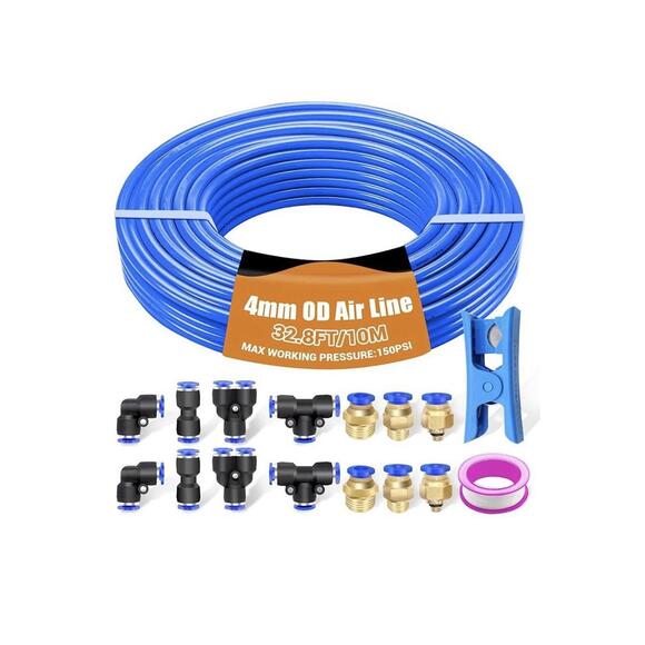 Other | Mankk 6mm Air Line Kit 328 Feet Air Hose Pneumatic Tubing ...